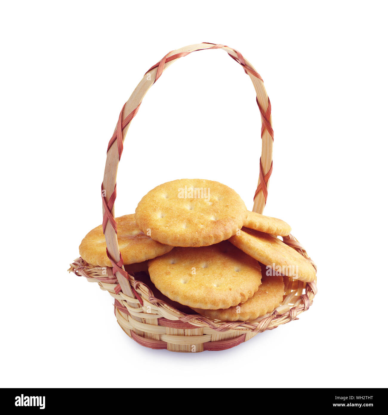 Small round cracker background hi-res stock photography and images - Alamy