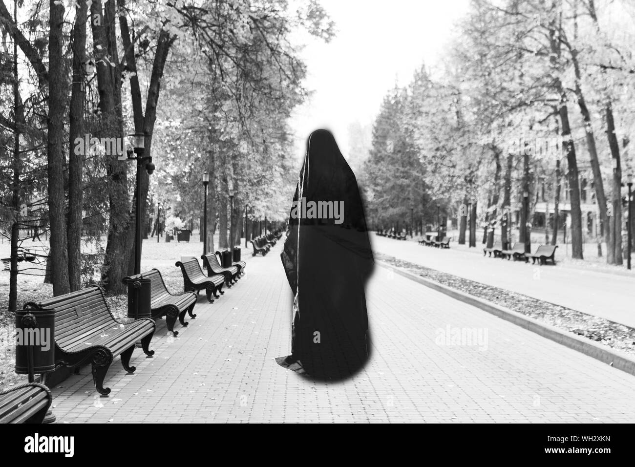 Shadow demon Black and White Stock Photos & Images - Alamy