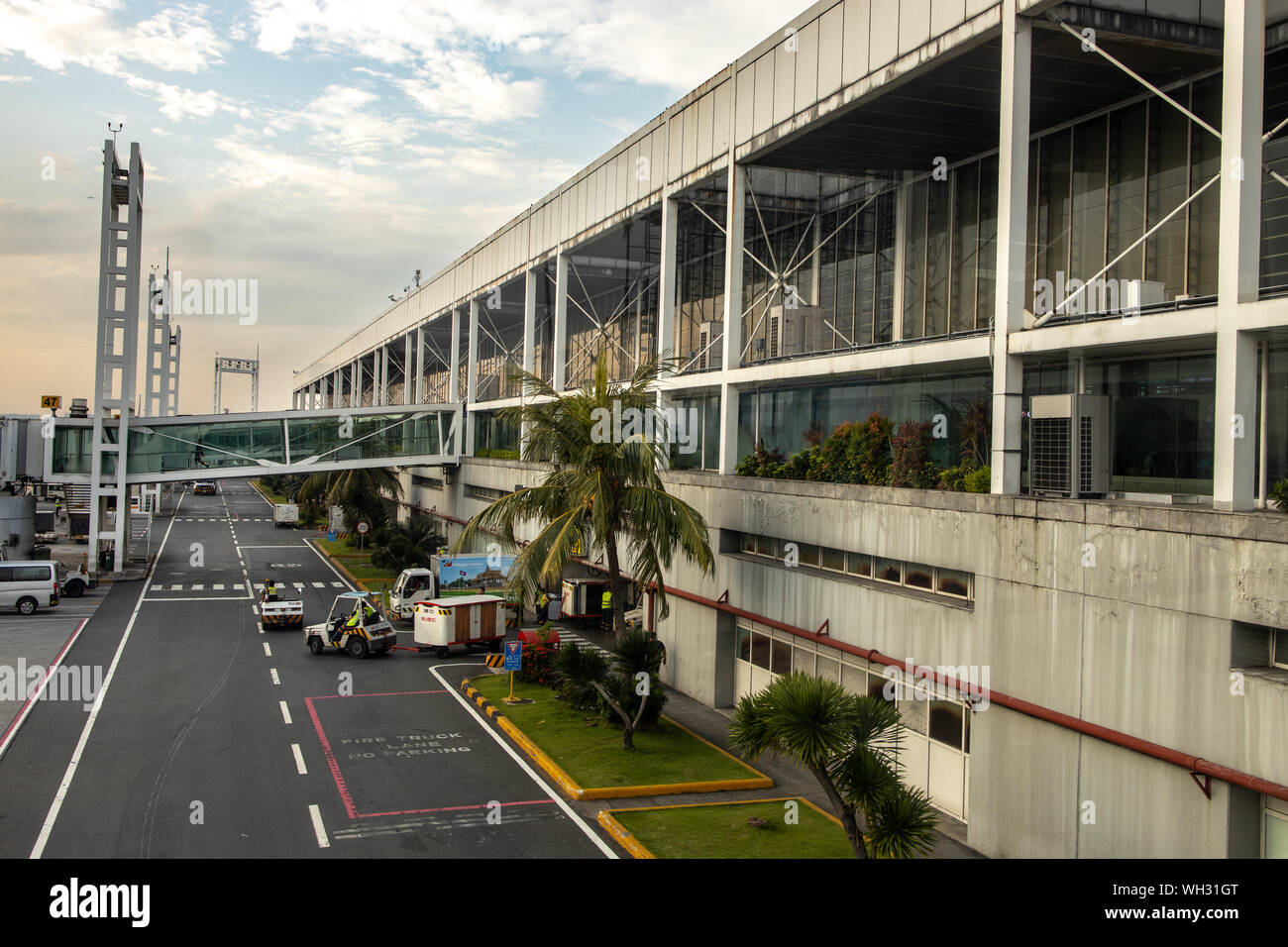 Aug 20, 2019 Car moving luggage at NAIA airport terminal 2, Manila ...