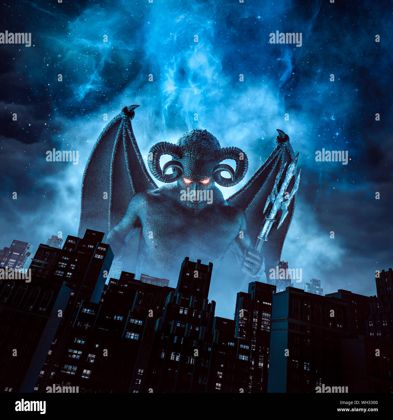 Demon wings hi-res stock photography and images - Alamy