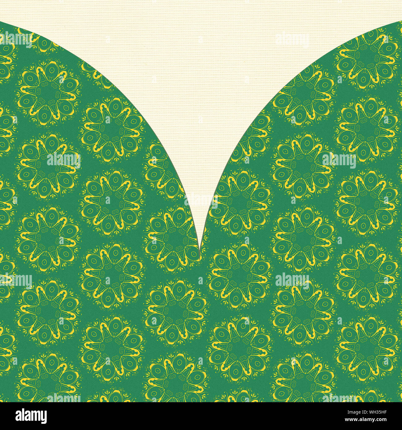 Vintage style invitation with floral patterns and paper texture Stock ...