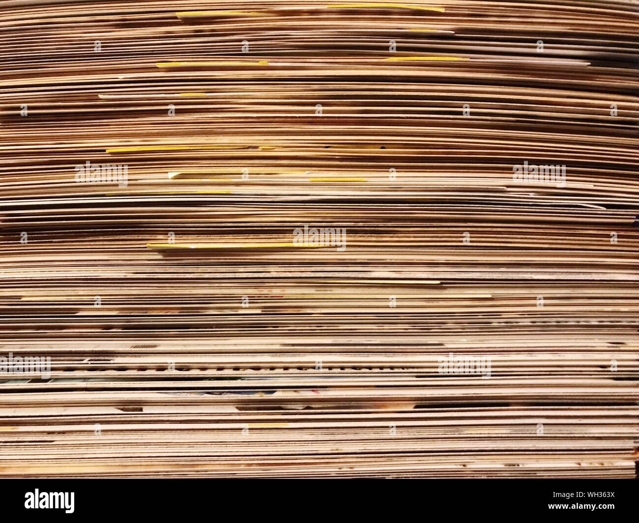 Stacked cardboards hi-res stock photography and images - Alamy