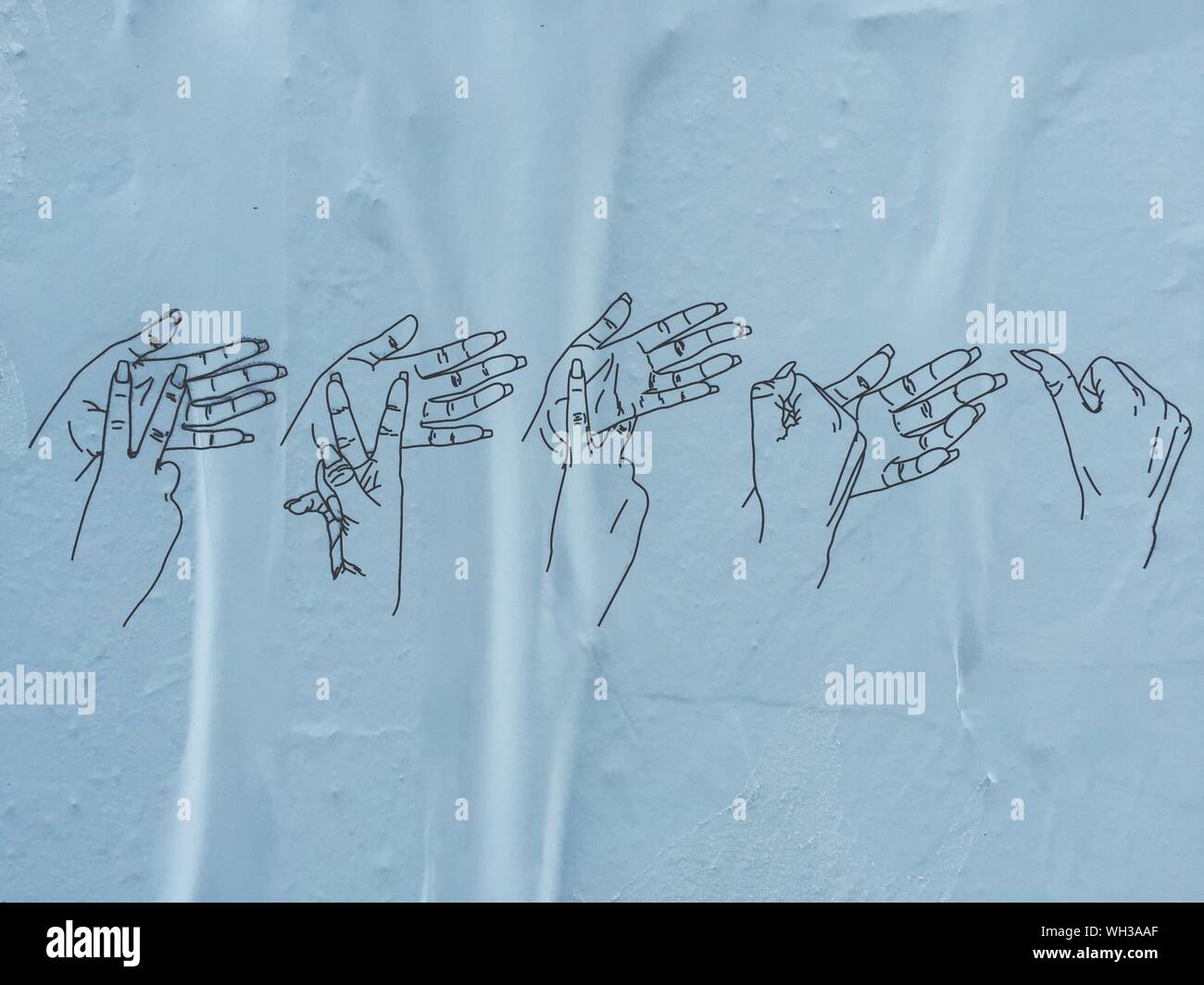 Hand signs hi-res stock photography and images - Alamy