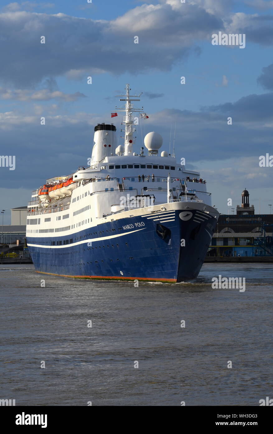MV Marco Polo is a beautiful classic cruise ship, pictured sailing from ...