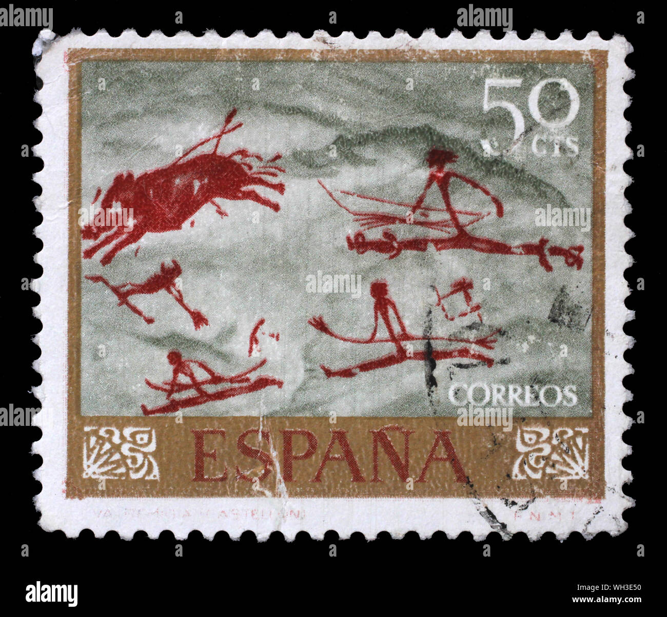 Postage stamp cave paintings hi-res stock photography and images - Alamy