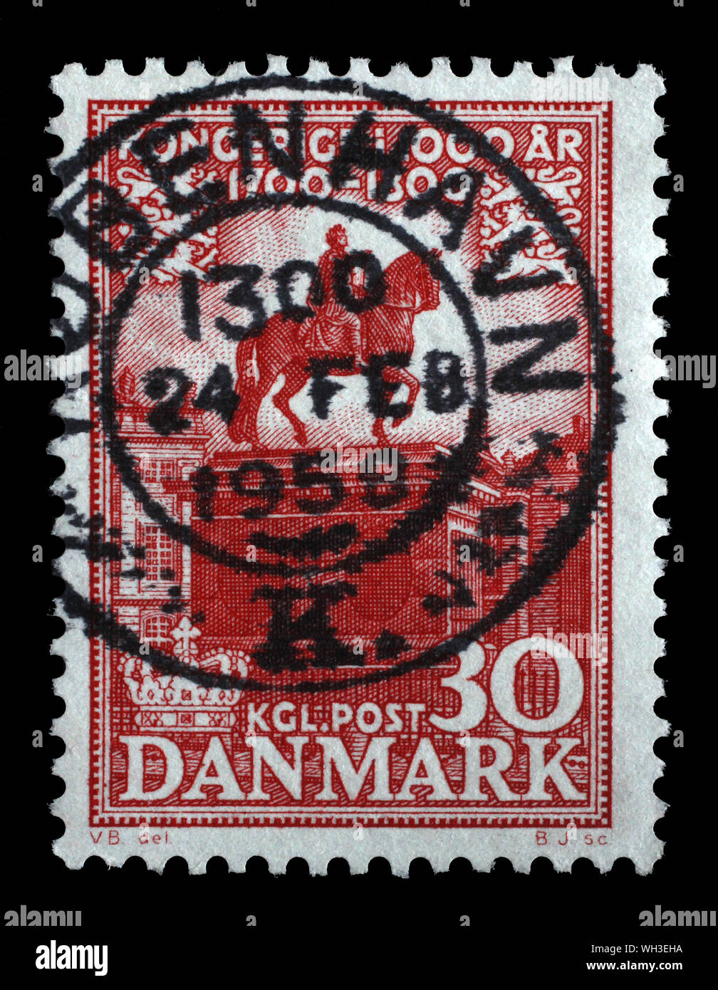 Denmark stamp hi-res stock photography and images - Alamy