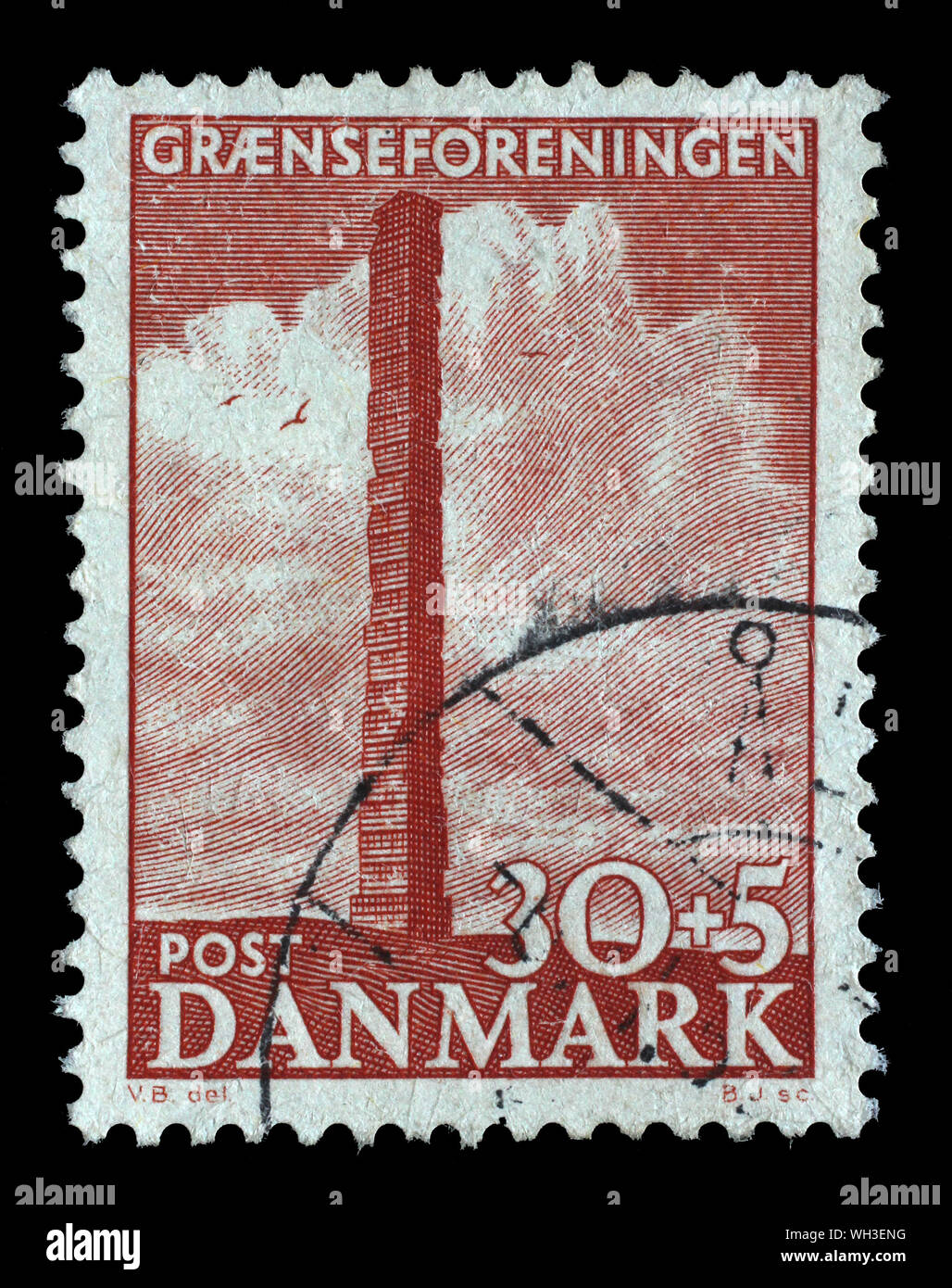 Postage stamp denmark hi-res stock photography and images - Alamy