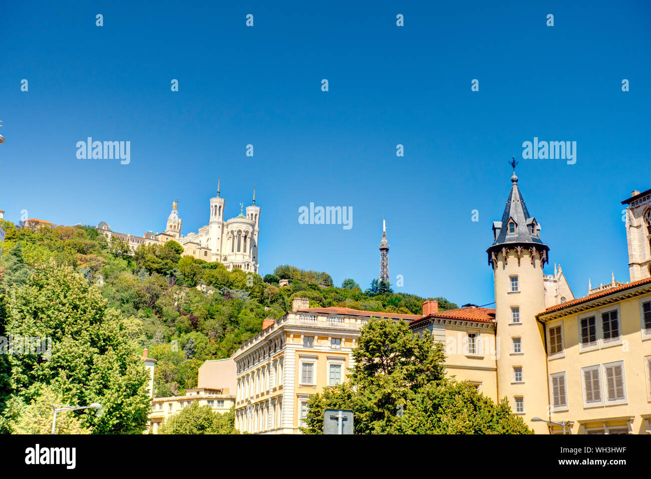 Lyon, Historical center, HDR image Stock Photo - Alamy