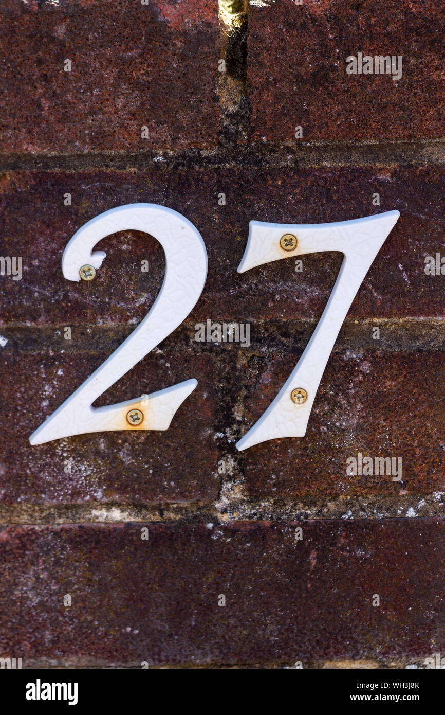 Number 27 hi-res stock photography and images - Alamy