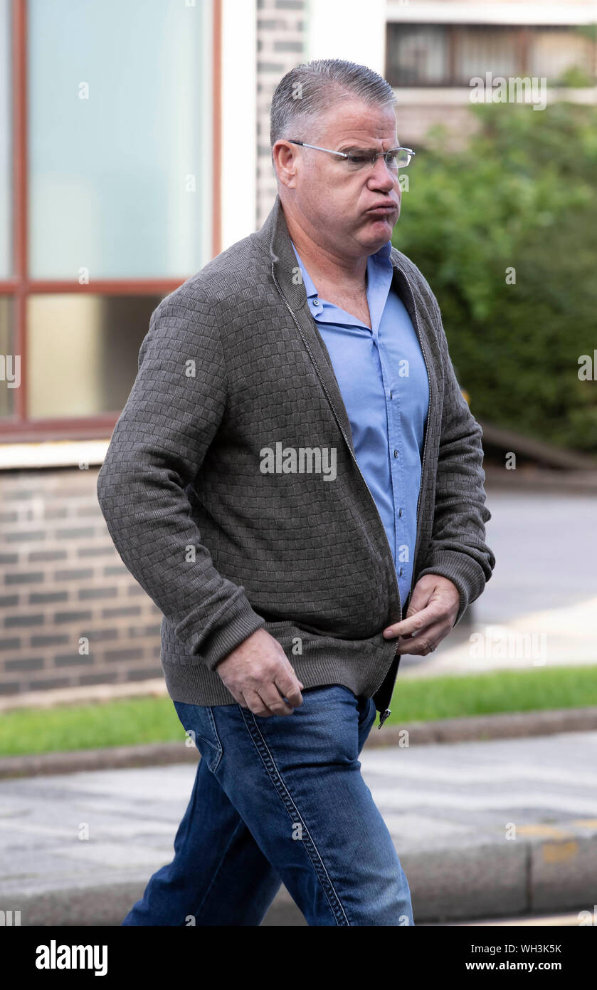 Irish businessman Thomas Kavanagh arriving at Stoke-on-Trent Crown ...