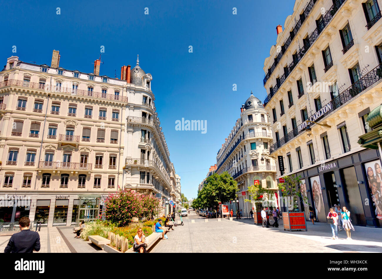 Lyon, Historical center, HDR image Stock Photo - Alamy