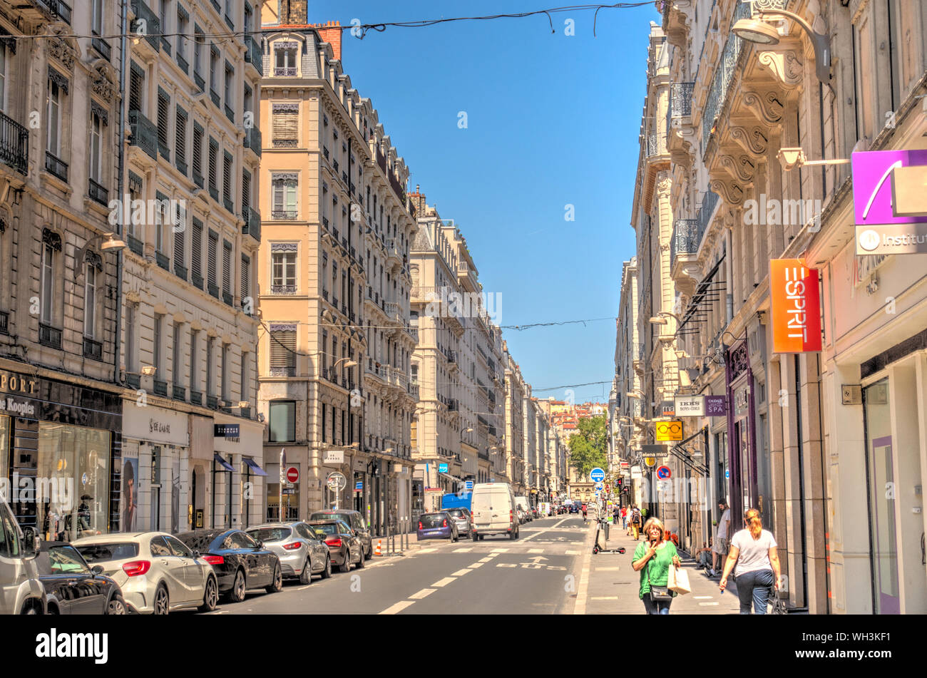 Lyon, Historical center, HDR image Stock Photo - Alamy