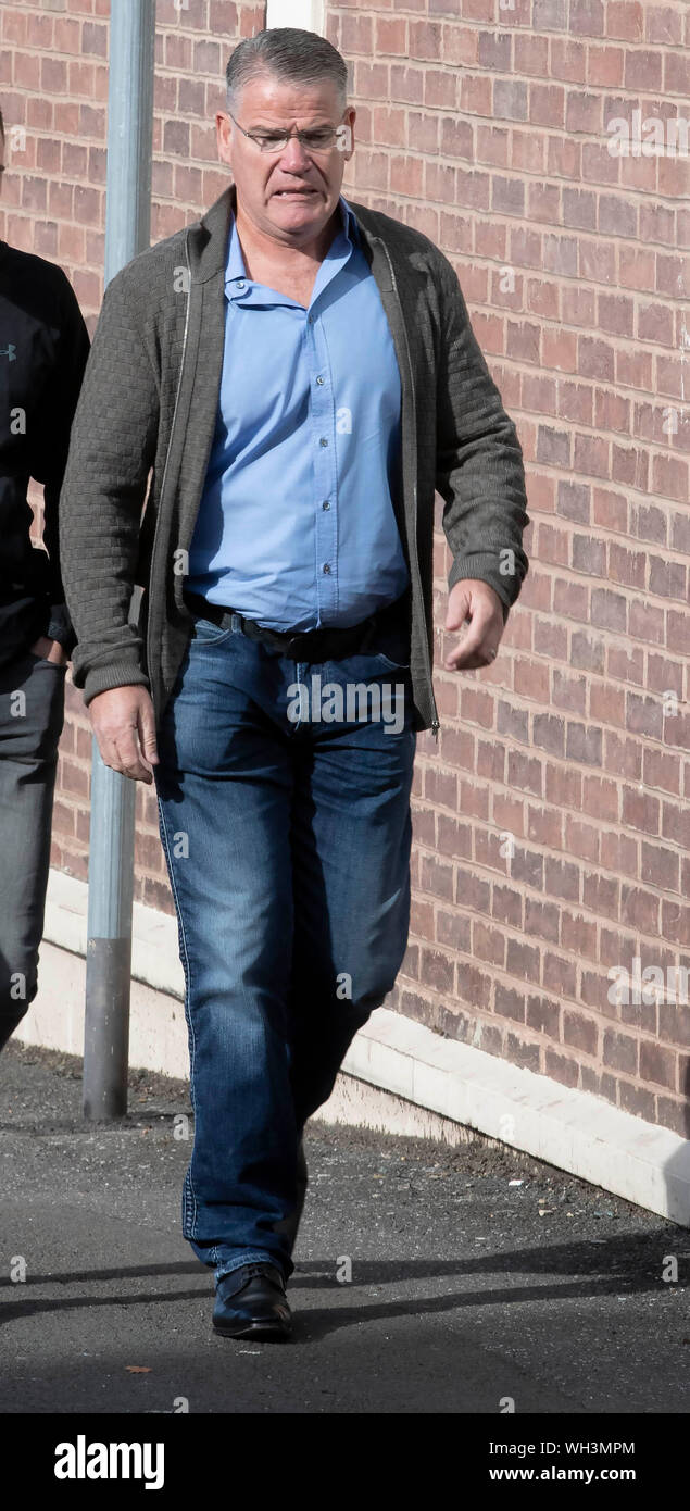 Irish businessman Thomas Kavanagh arriving at Stoke-on-Trent Crown ...