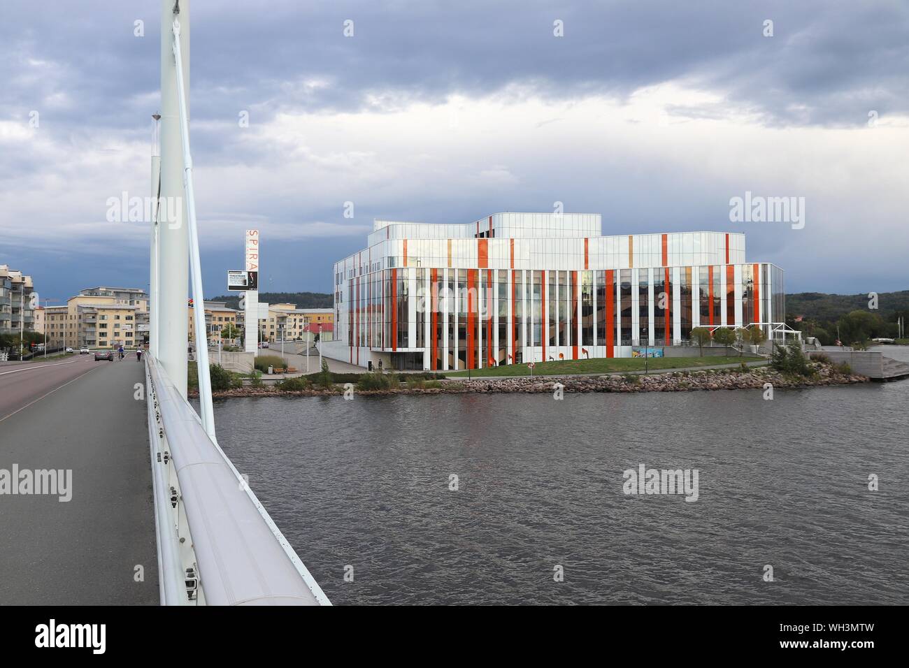 JONKOPING, SWEDEN - AUGUST 25, 2018: Culture House Spira (Kulturhuset ...