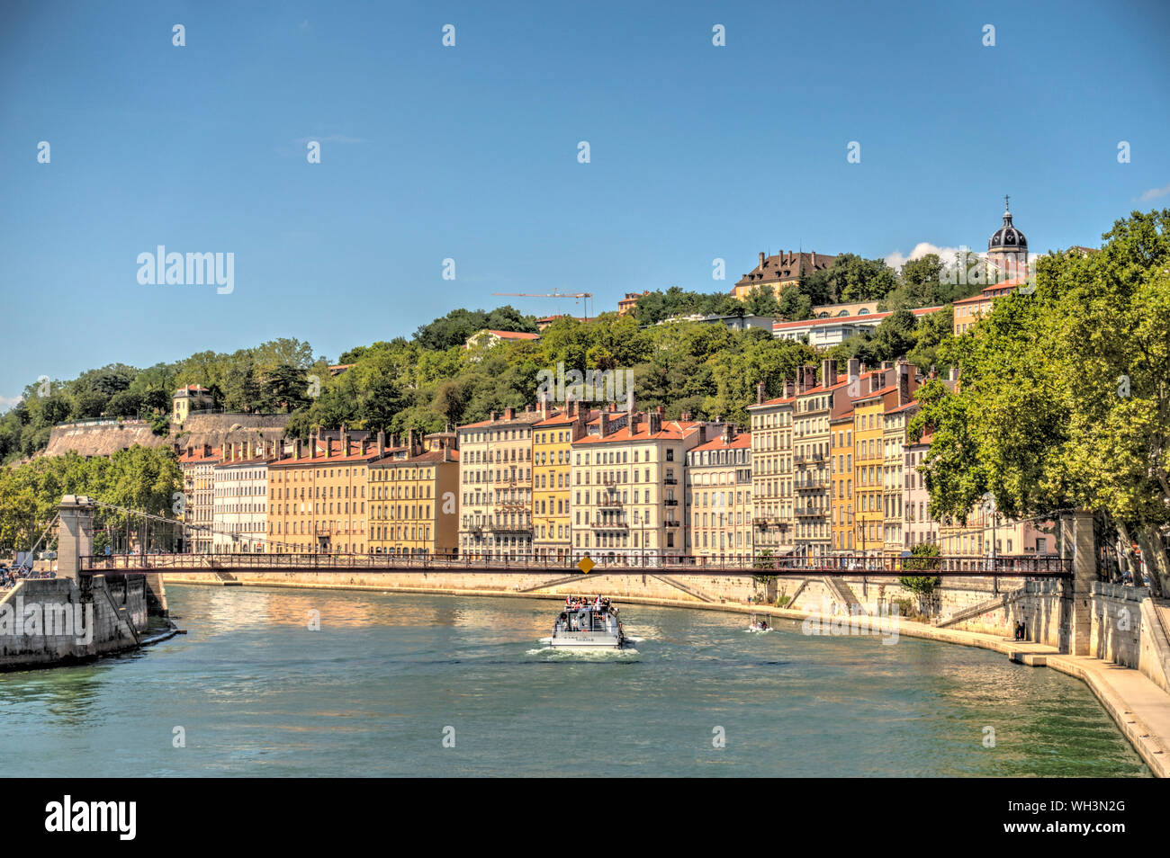 Lyon, Historical center, HDR image Stock Photo - Alamy
