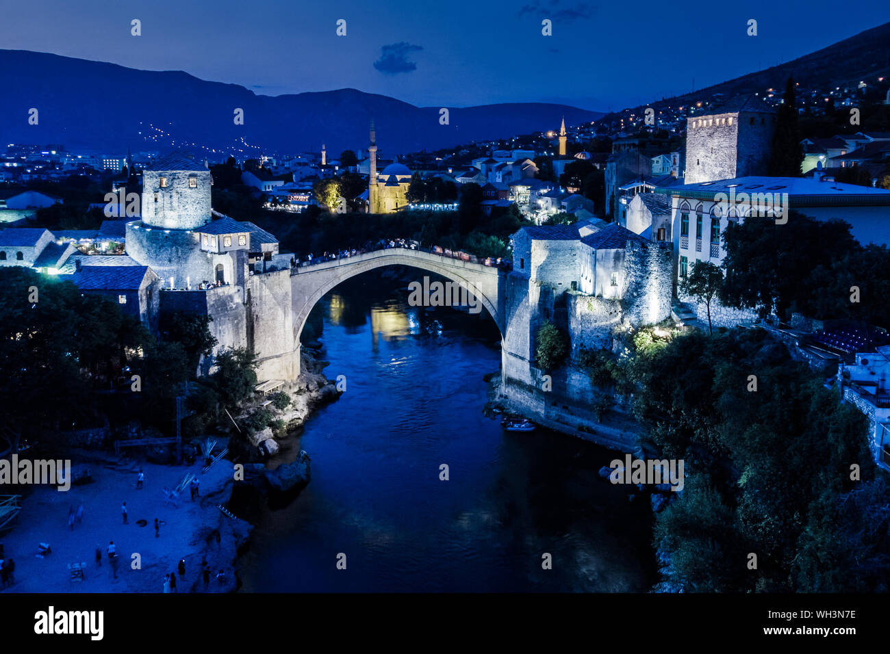 Mostar night hi-res stock photography and images - Alamy