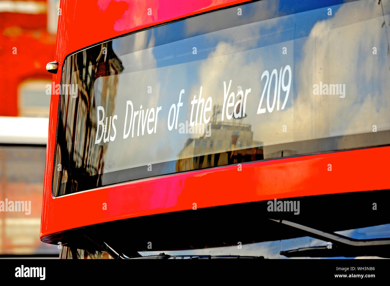 UK bus driver of the year competition on Blackpool Promenade Stock ...