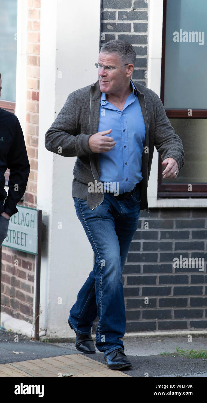 Irish businessman Thomas Kavanagh arriving at Stoke-on-Trent Crown ...