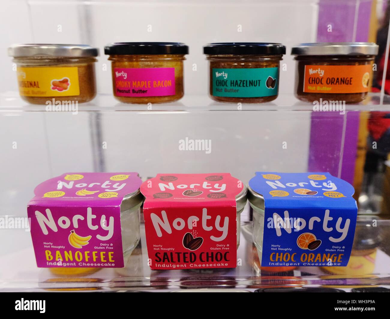 Norty nut butters and desserts exhibit at the 20th anniversary of the ...