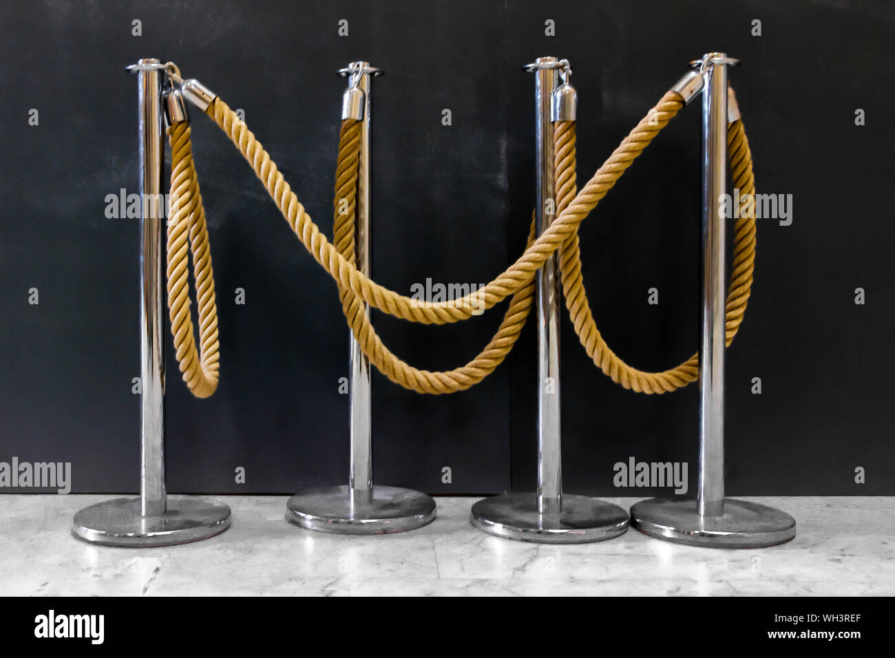 Roped off entrance hi-res stock photography and images - Alamy