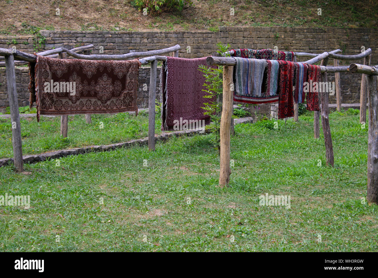 Clothes drying on a rack hi-res stock photography and images - Alamy