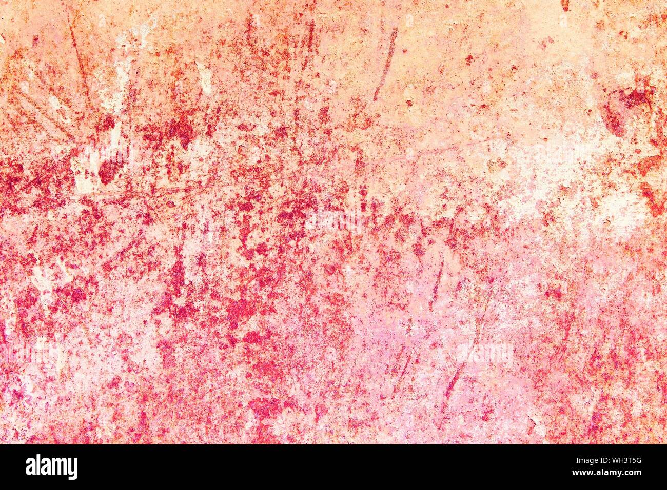 Red grunge wall texture - background stained vintage style backdrop ...