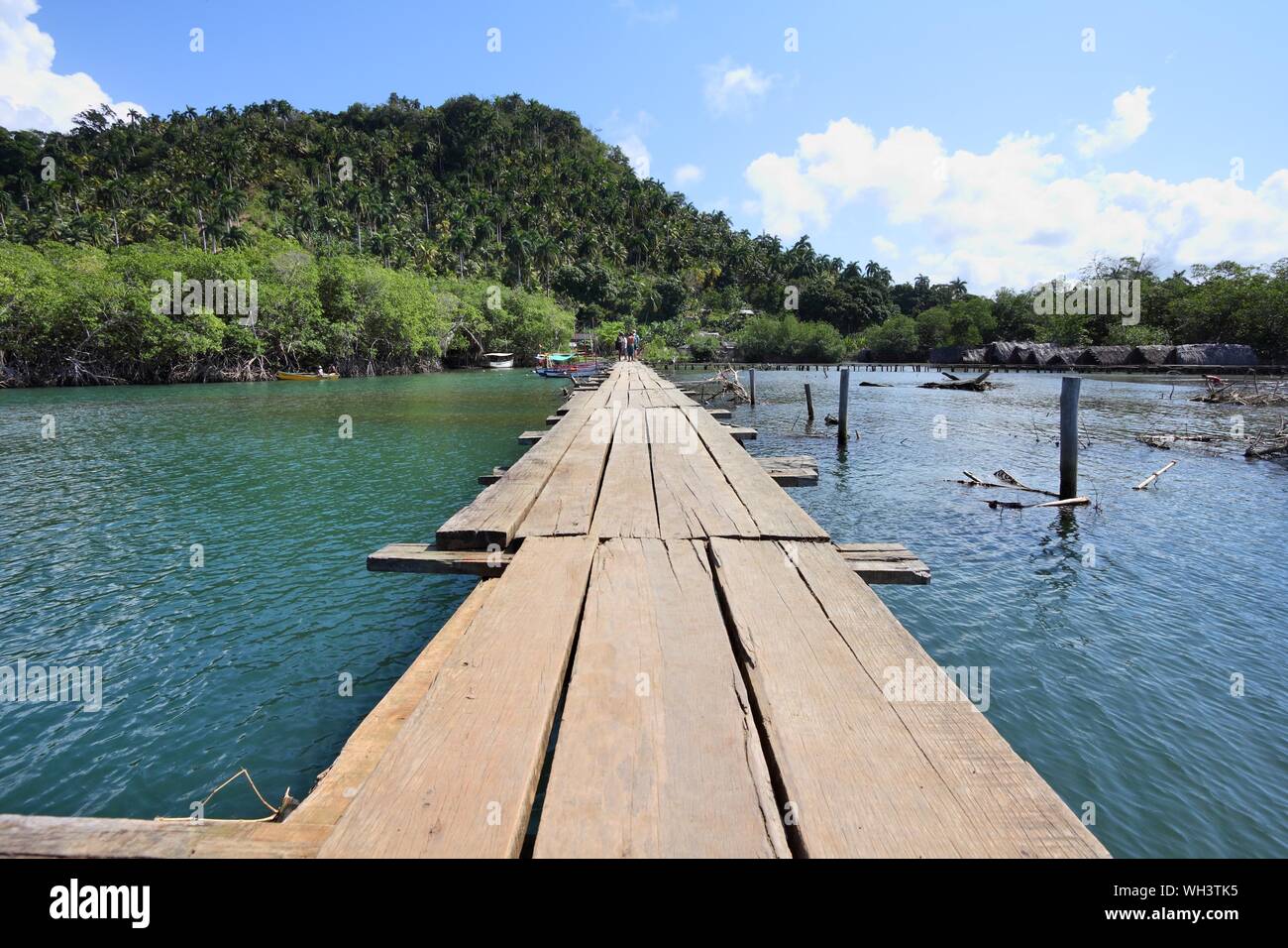 Baracoa, Cuba - Rio Miel bridge, part of Alejandro de Humboldt National ...