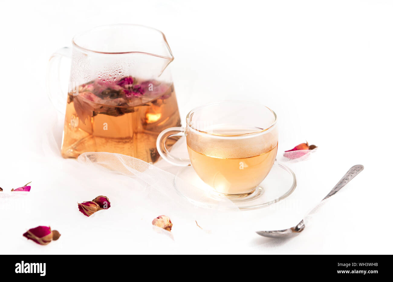 Hot rose tea Cut Out Stock Images & Pictures - Alamy