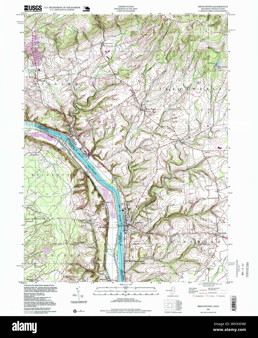 Frenchtown nj hi-res stock photography and images - Alamy