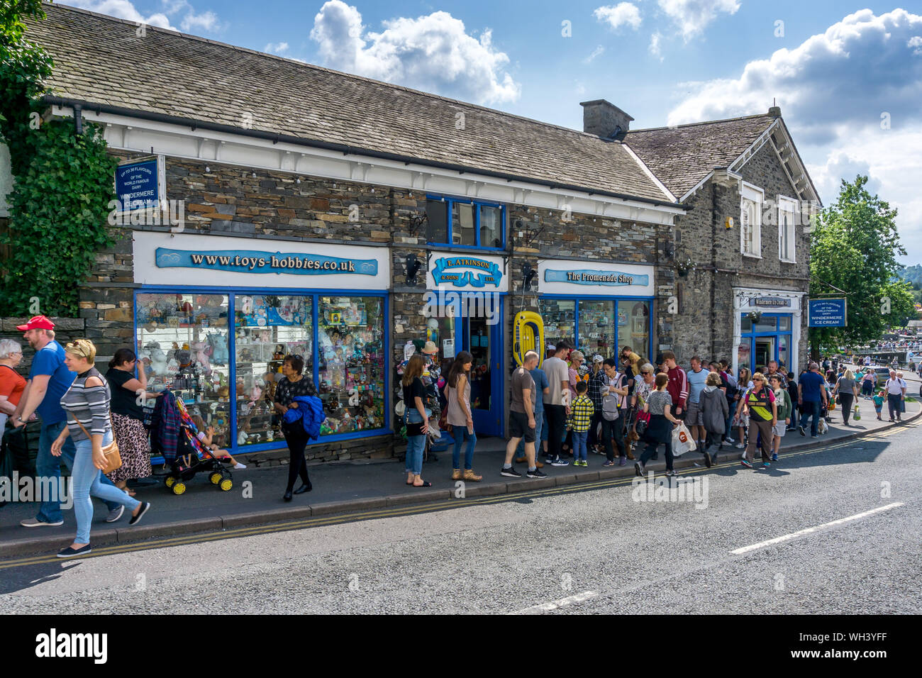 The promenade shop, Lake Rd, Bowness-on-Windermere, Cumbria, England ...