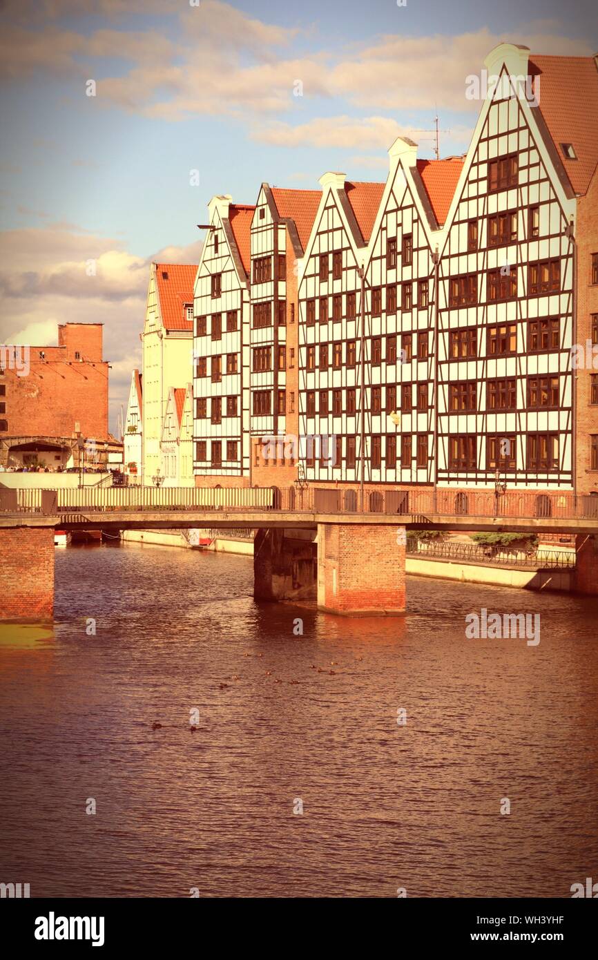 Poland - Gdansk city (also know nas Danzig) in Pomerania region. Famous ...