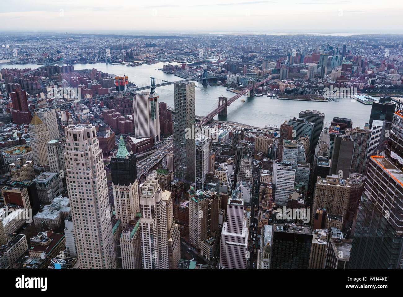 Aerial View Of Cityscape Stock Photo - Alamy