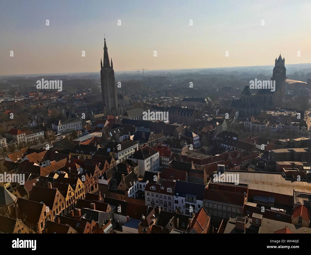 Brugge aerial hi-res stock photography and images - Alamy