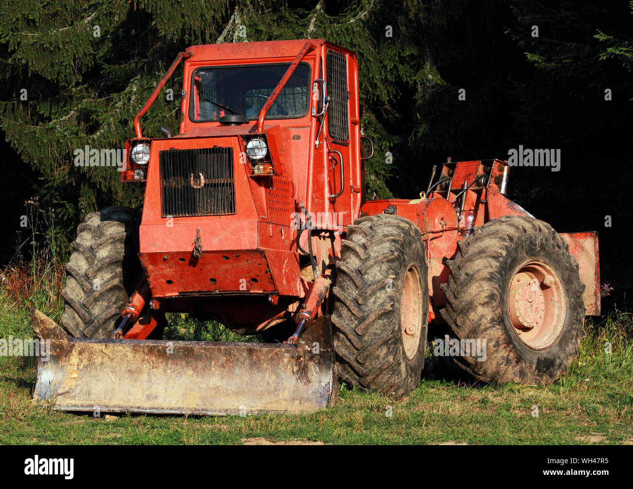 Red Bulldozer High Resolution Stock Photography and Images - Alamy