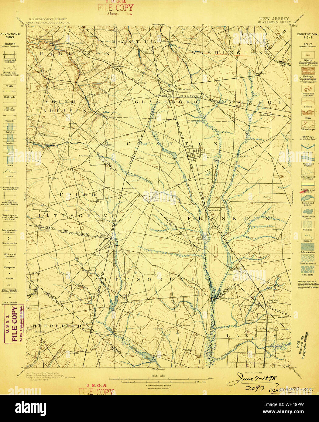 Map of glassboro hi-res stock photography and images - Alamy