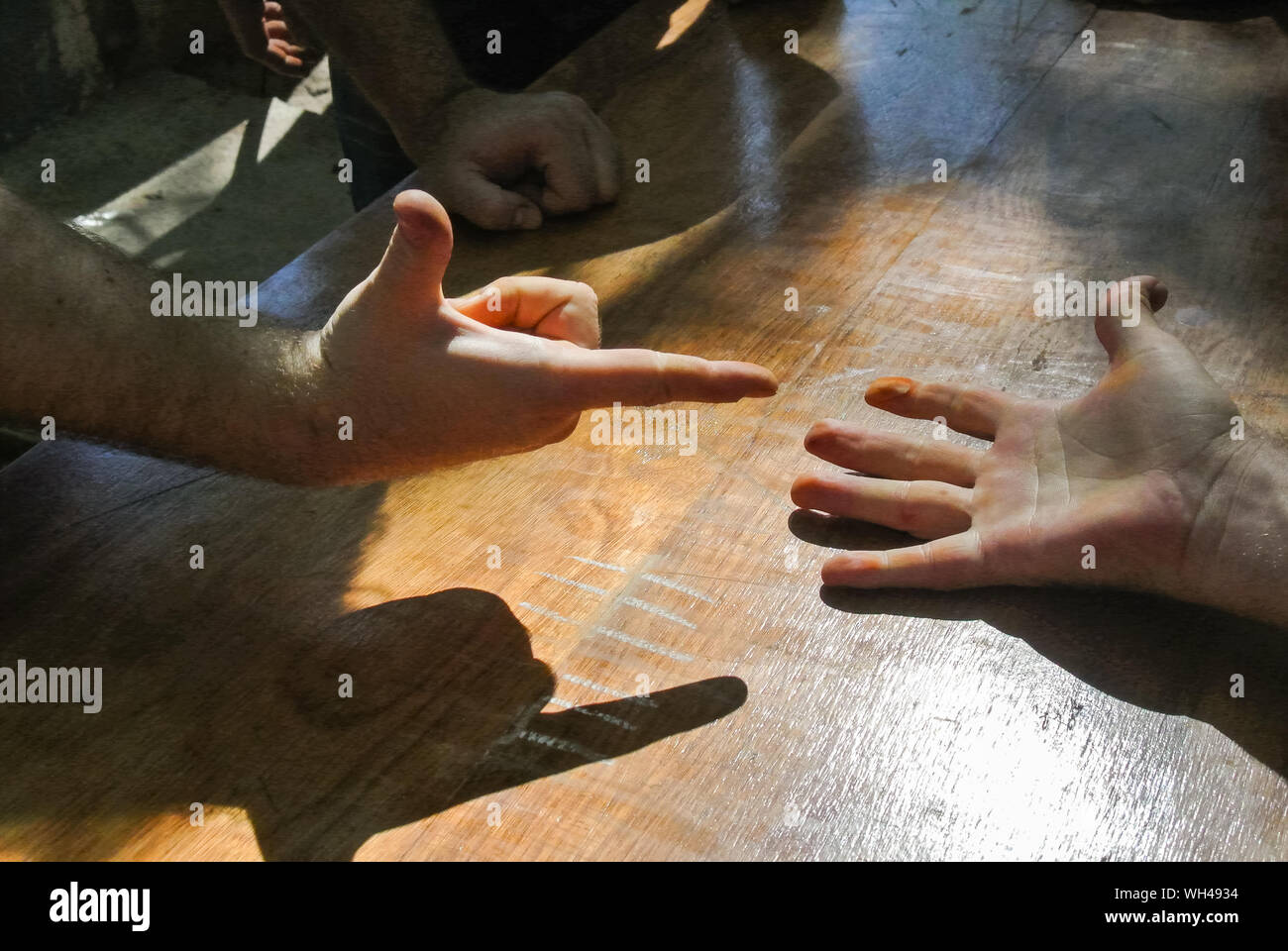 Rock Paper Scissors High Resolution Stock Photography and Images - Alamy