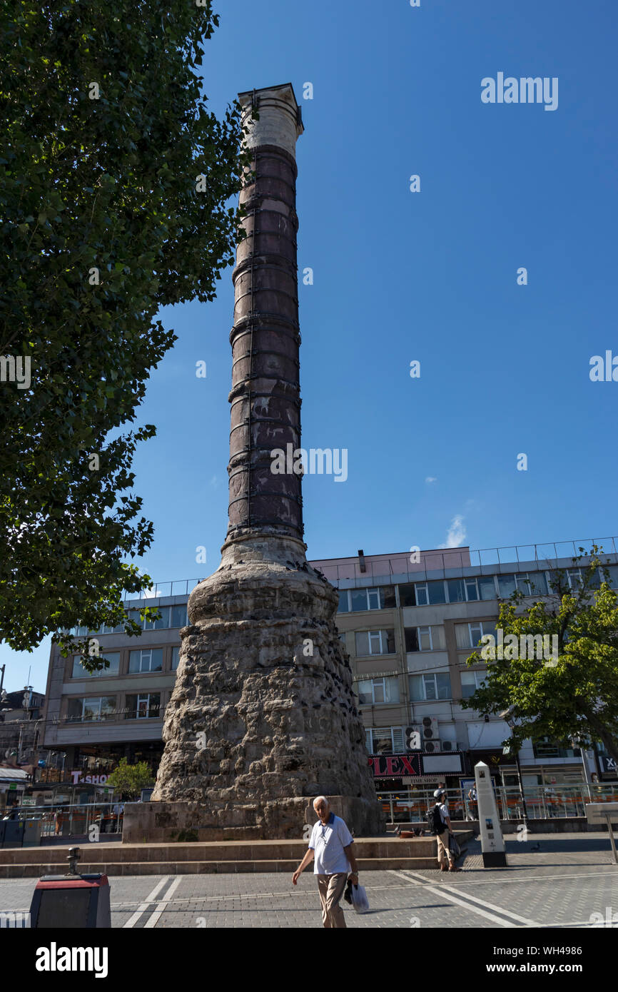 Column Of Constantine In Istanbul High Resolution Stock Photography and ...