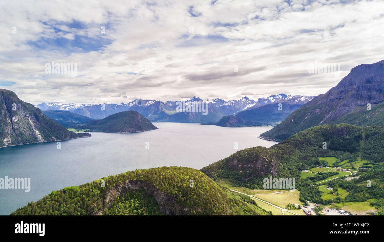 Shiny mountain birds eye hi-res stock photography and images - Alamy
