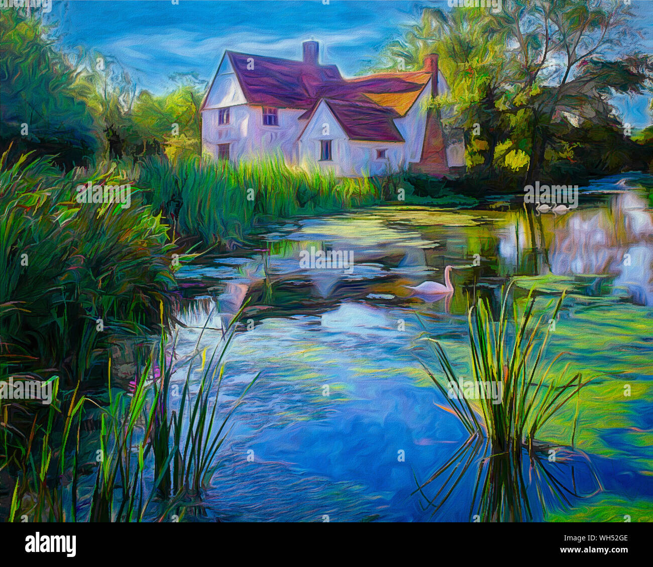 FINE ART: Willy Lott's House near Manningtree, Suffolk, Great Britain ...