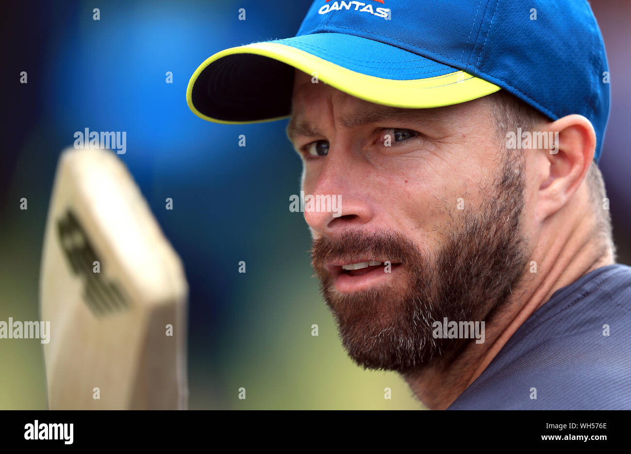 Australia's Matthew Wade during a nets session at Old Trafford ...