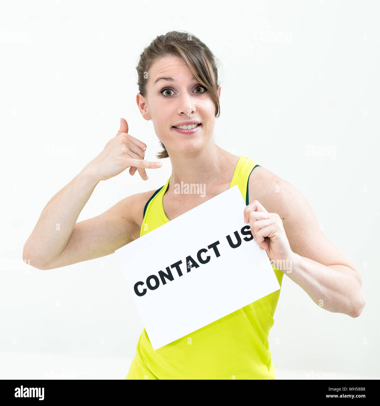 Contact sign hi-res stock photography and images - Alamy