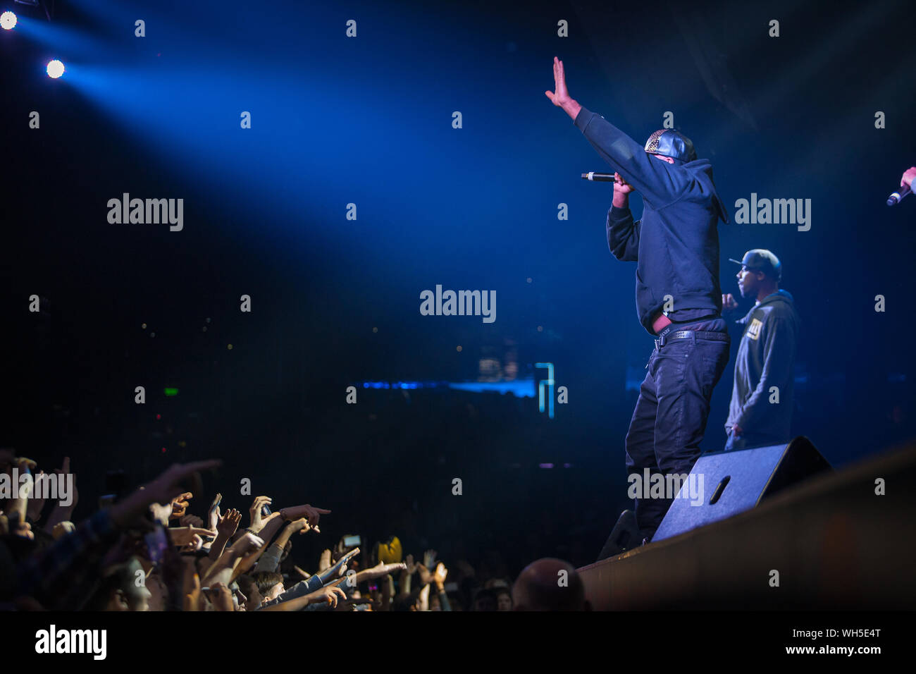 MOSCOW-13 NOVEMBER,2015: Rap concert of hip hop band Wu-Tang Clan ...