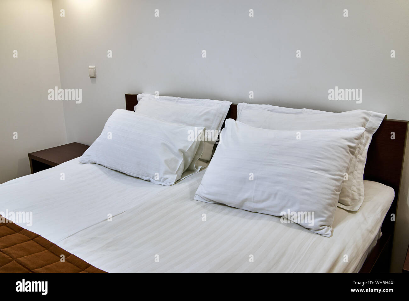 Empty bed in bedroom hi-res stock photography and images - Alamy