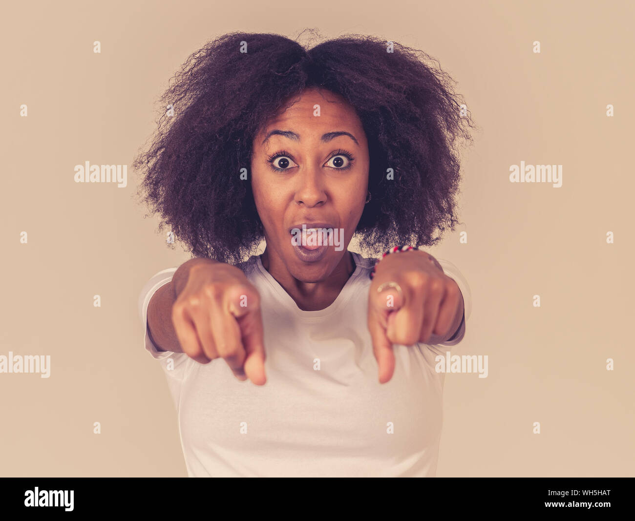 Shocked Happy Woman