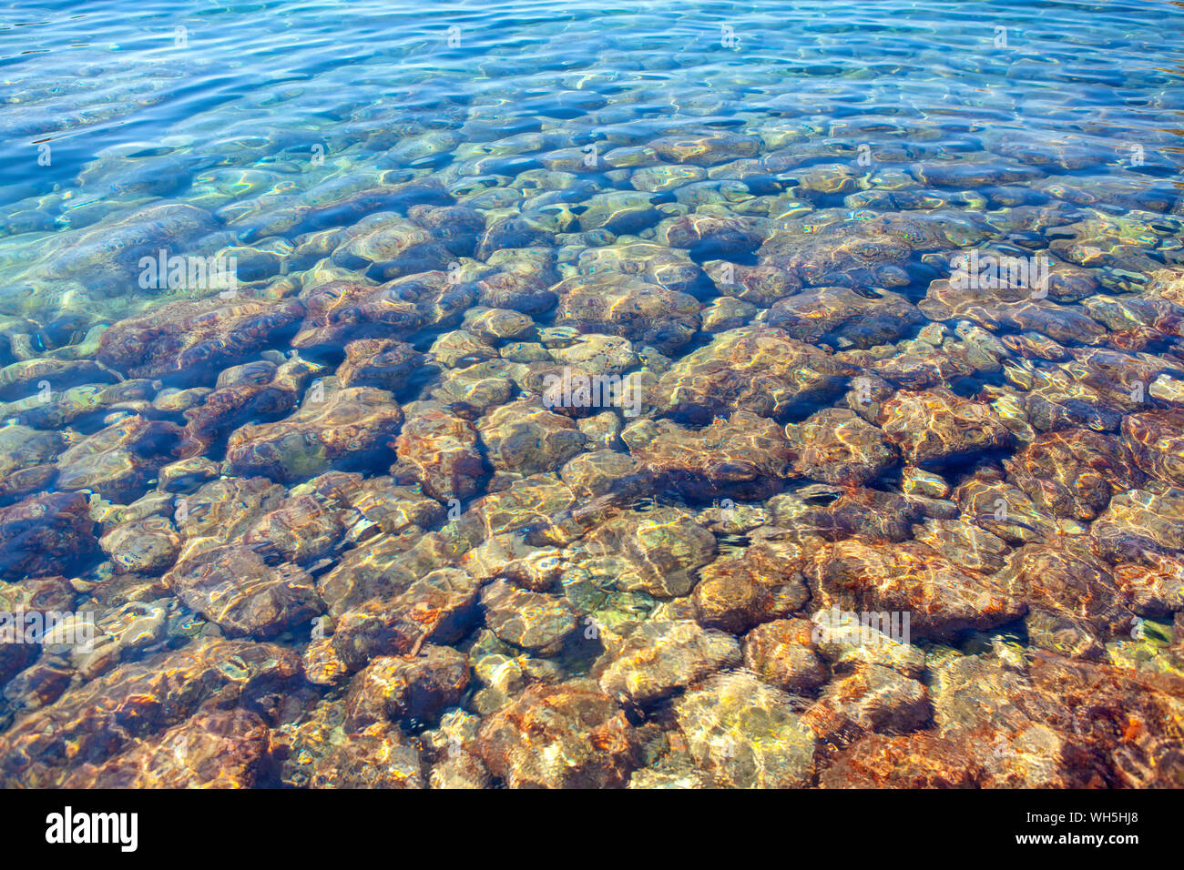 Beautiful stones bottom under clean hi-res stock photography and images ...