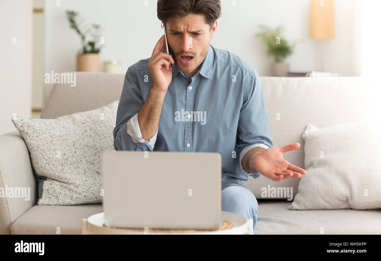 Complaining man hi-res stock photography and images - Alamy