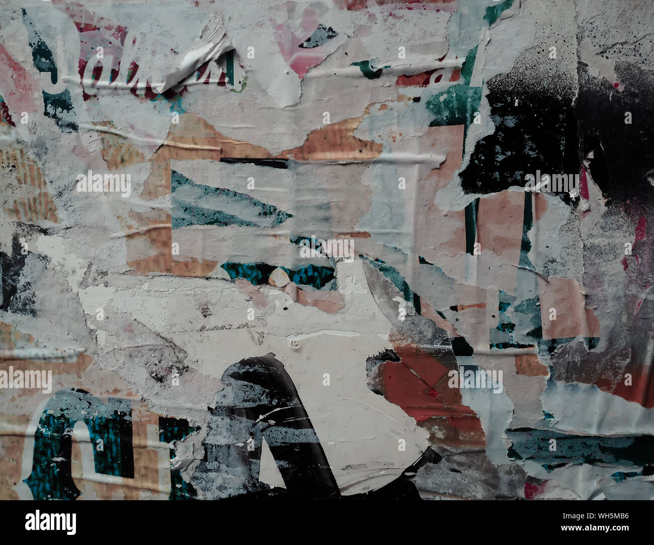 Torn poster posters hi-res stock photography and images - Alamy