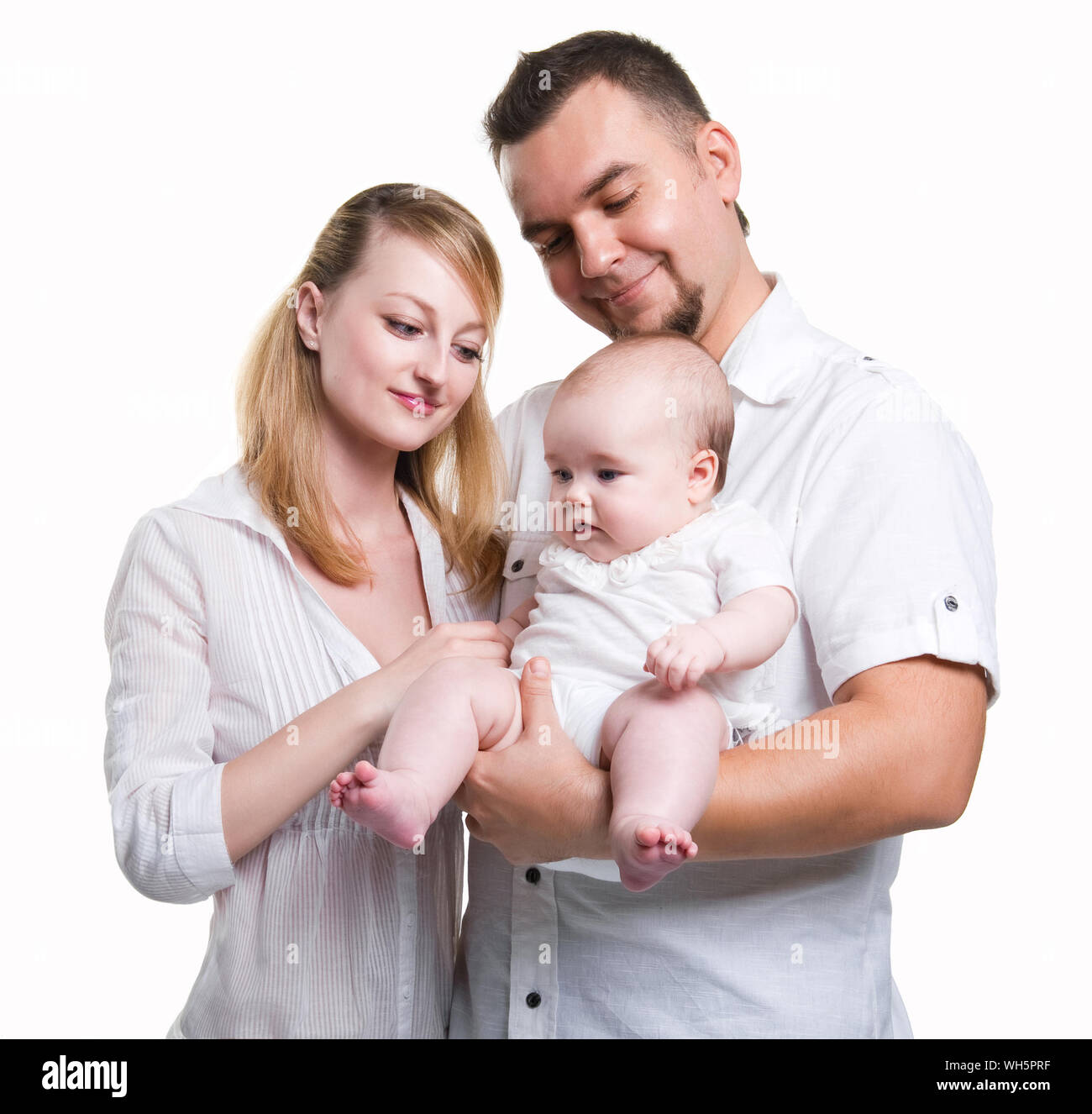 Family white background hi-res stock photography and images - Alamy