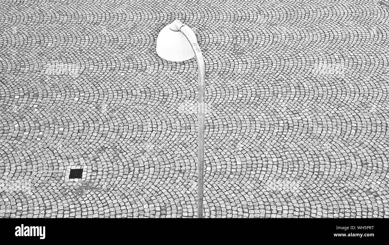 Street light pole Black and White Stock Photos & Images - Alamy