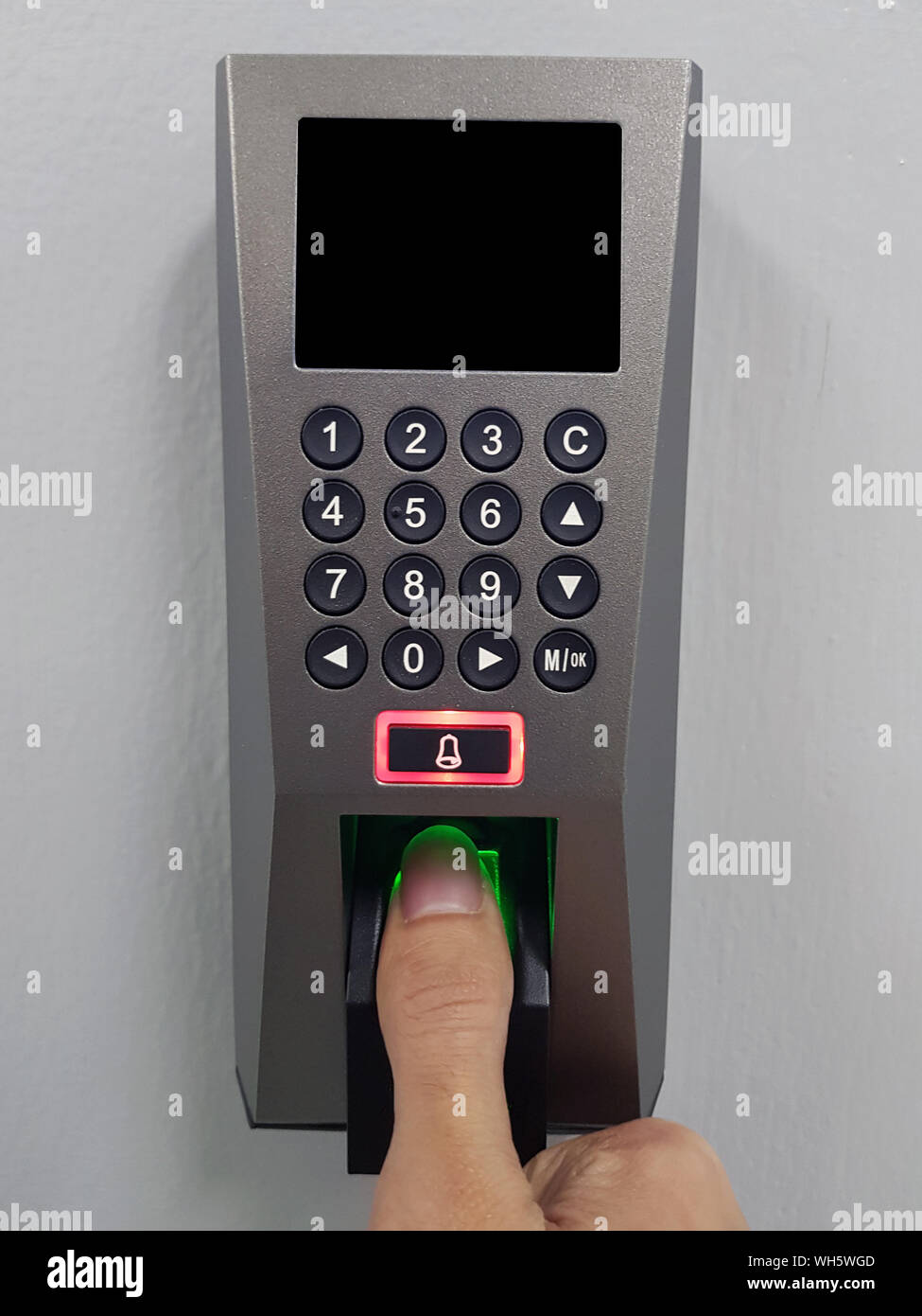 Biometrics hand hi-res stock photography and images - Alamy